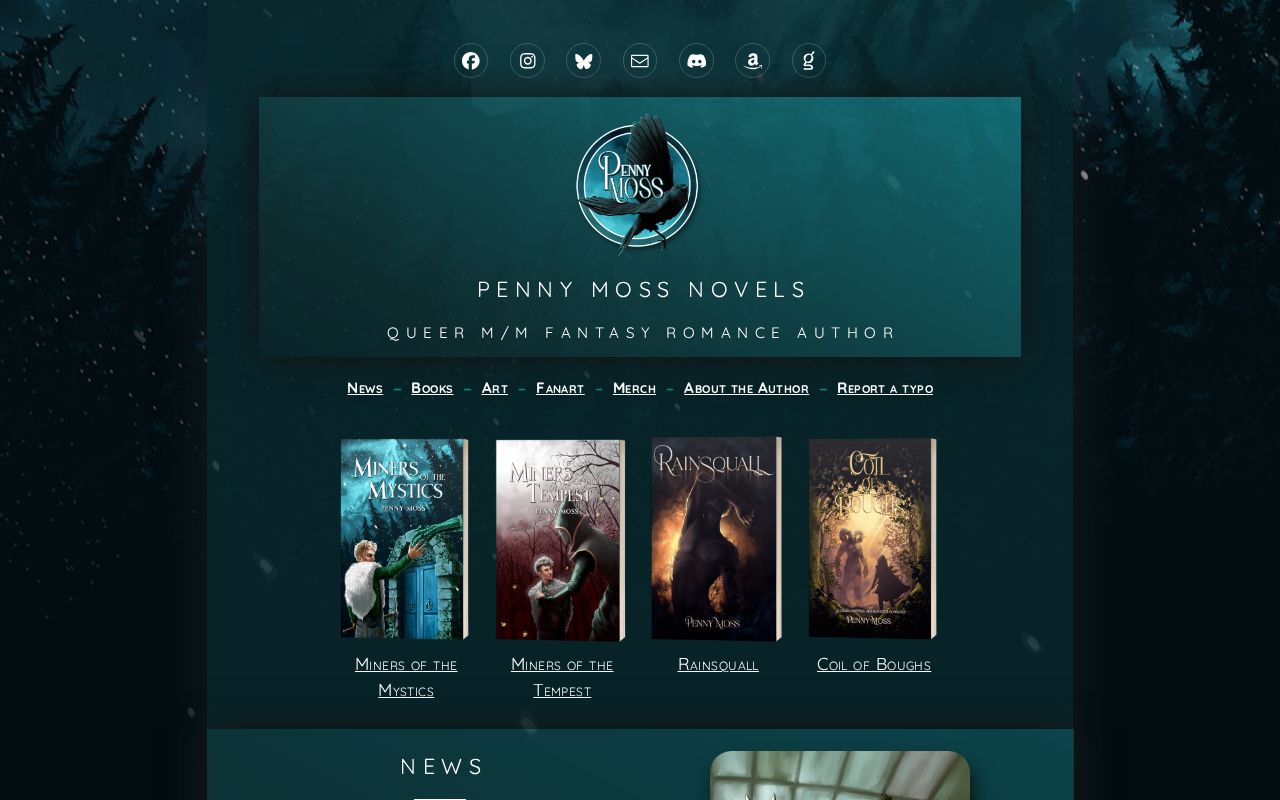 Penny Moss | Queer Fantasy Romance Author – M/M & Monster Romance Novels